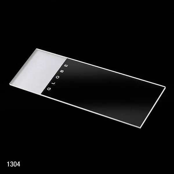 Portaobjetos de vidrio para microscopio 25 x 75 mm, bordes esmerilados ...